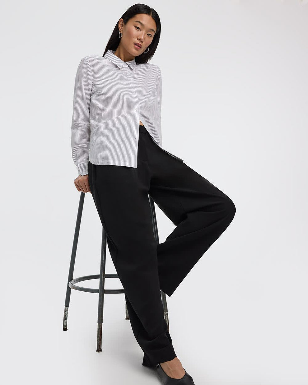 Wide-Leg Mid-Rise Pants | Regular | Reitmans