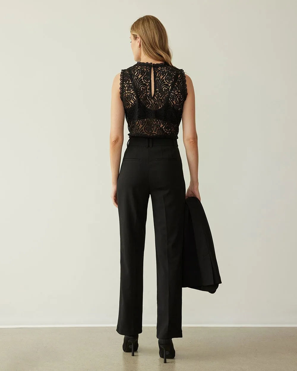 Straight-Leg Super High-Rise Pants - Petite | Reitmans