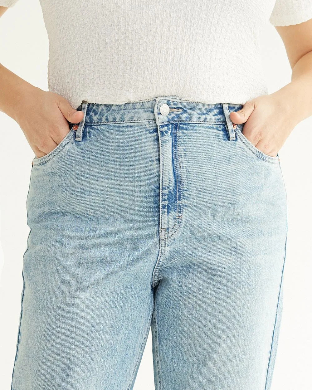 Jean à jambe fuselée et taille haute - Le Mom Jeans | Régulier| Reitmans